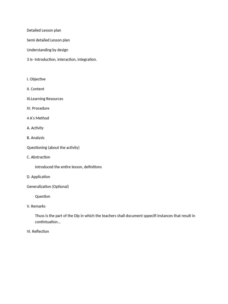 Lesson Planning Orientation | PDF