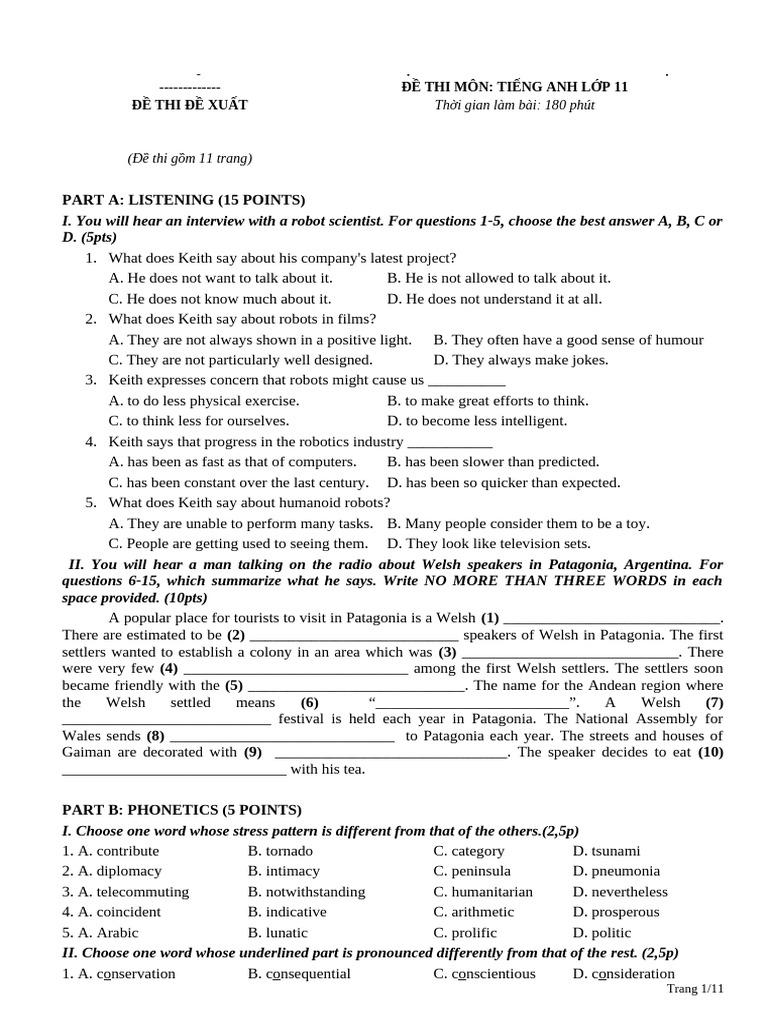 Đề Đề Xuất | PDF