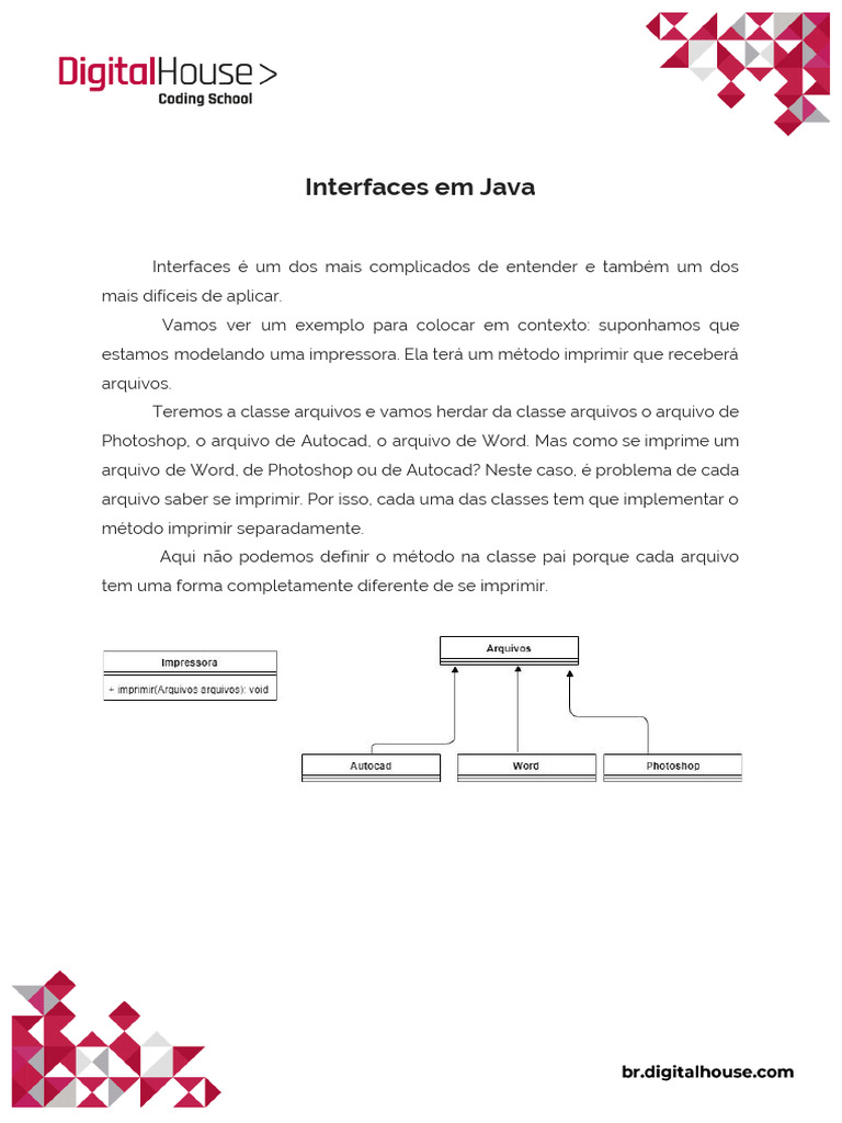 Interfaces em Java | PDF