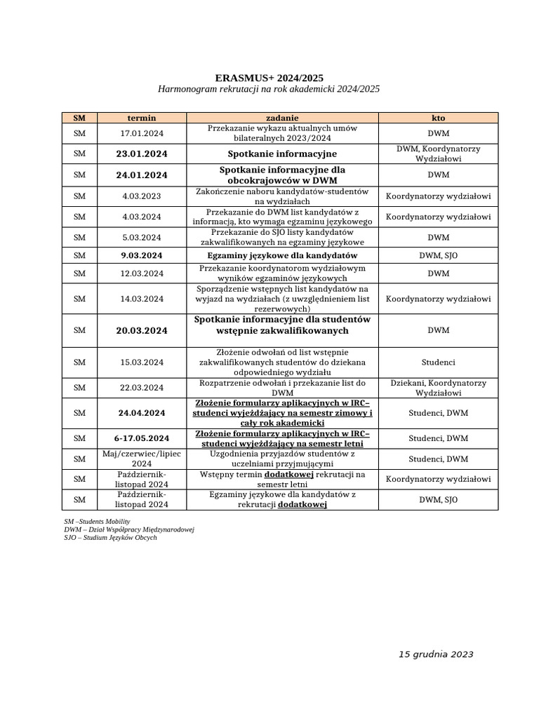 PL Harmonogram 2024-254 | PDF