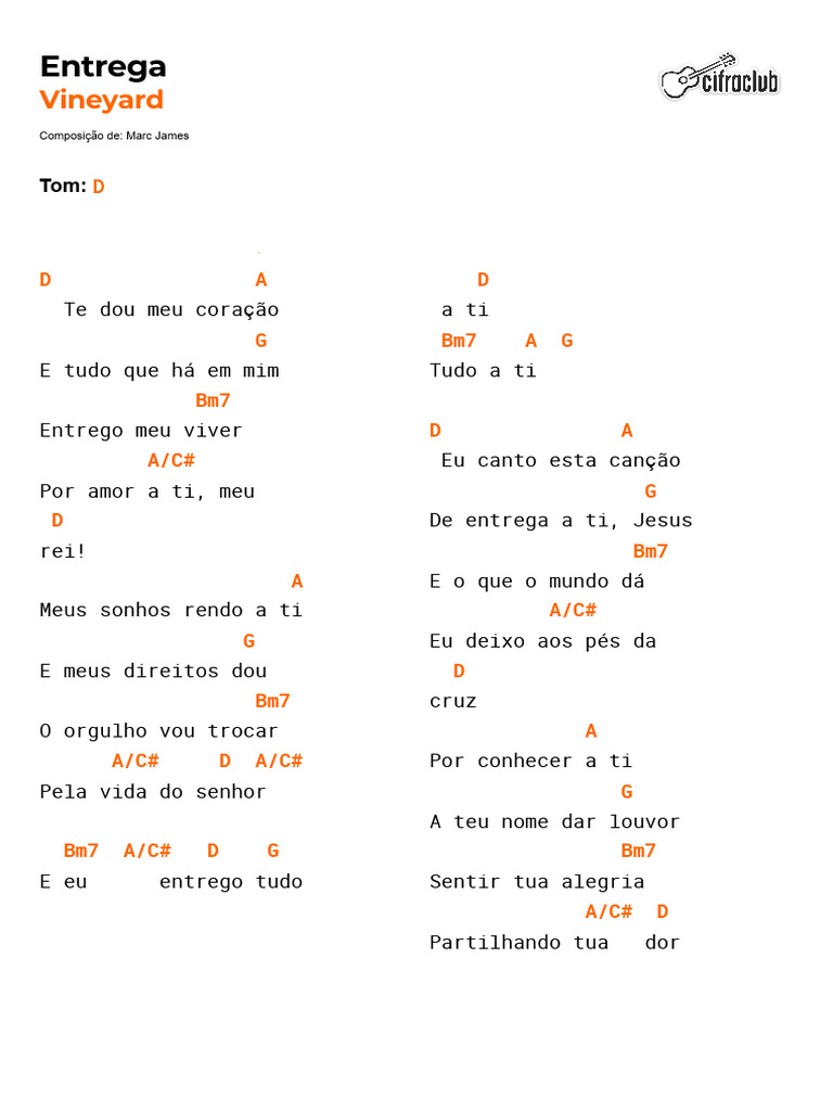Entrega - CIFRA | PDF
