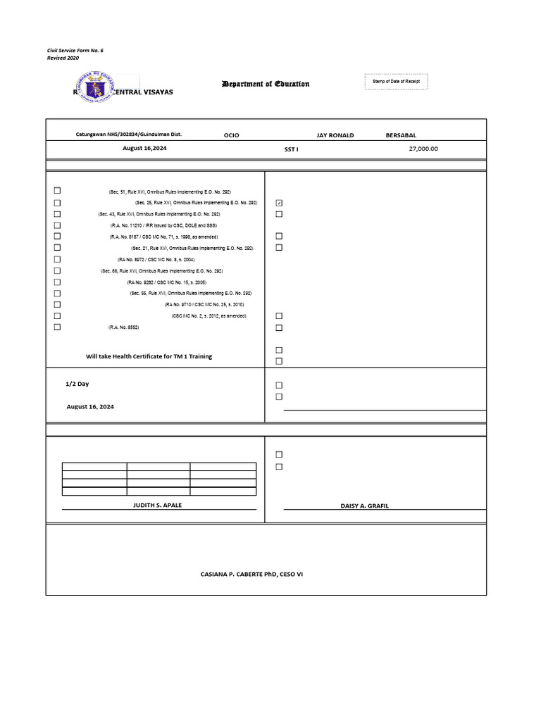 CS-Form-No.-6-Revised-2020-Application-for-Leave-Fillable-1 Form 6 2 | PDF