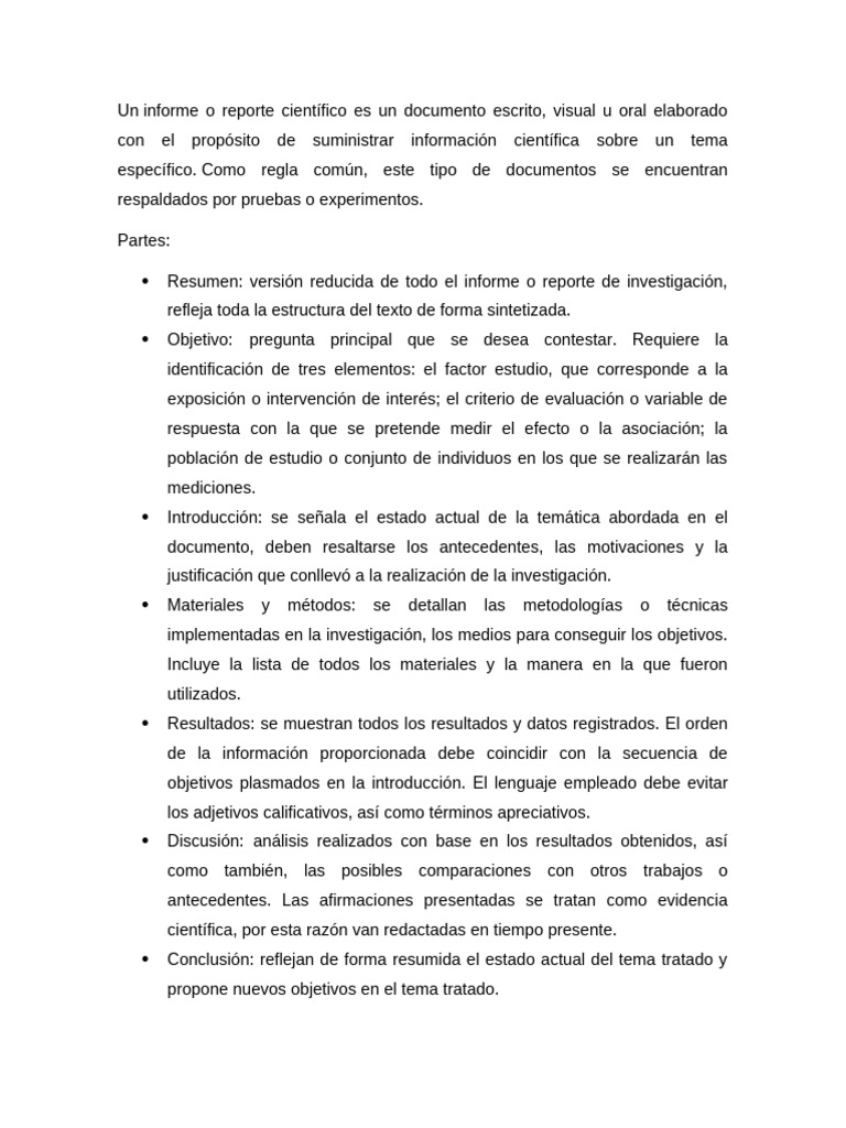 El Reporte Científico. | PDF