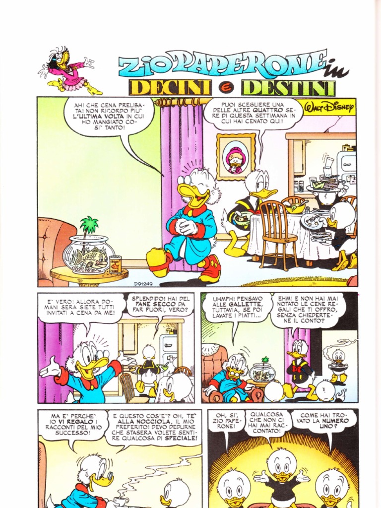 La Saga Di Paperon De' Paperoni (Capitolo 0) - Decini & Destini | PDF