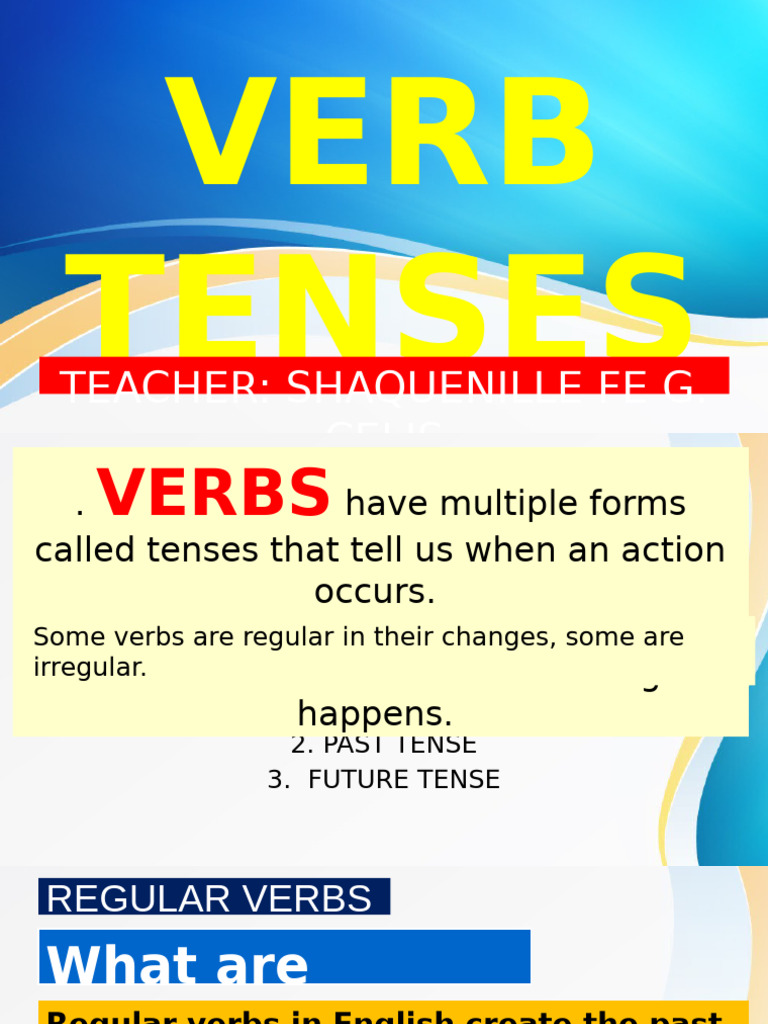 Conditionals Verb Tenses | PDF