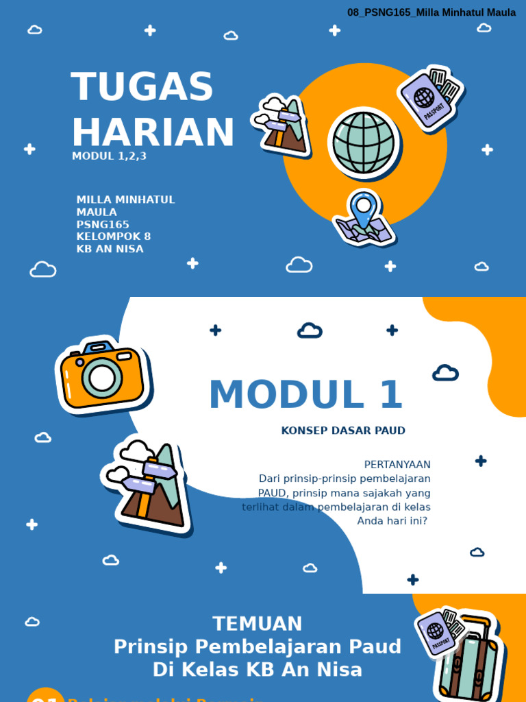 08 PSNG165 Milla Minhatul Maula Modul1,2,3 | PDF