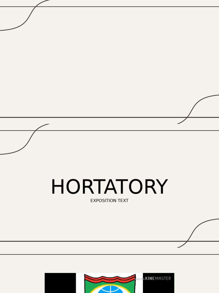 Hortatory | PDF
