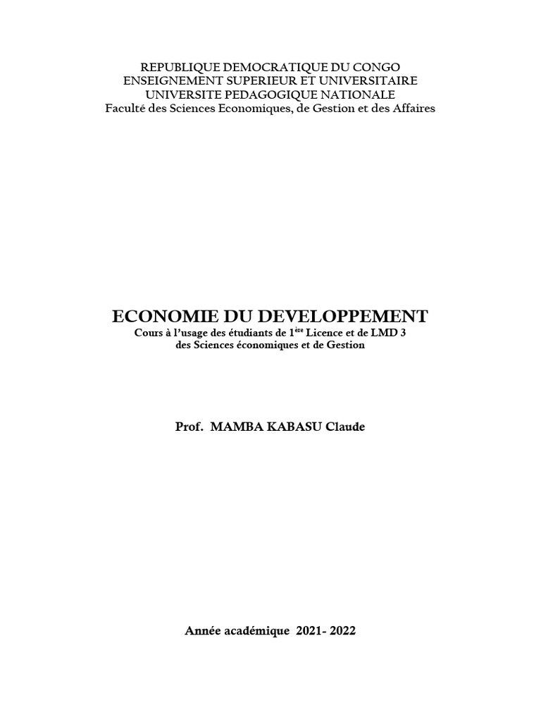 Ecodev Licence Modifier-1 | PDF