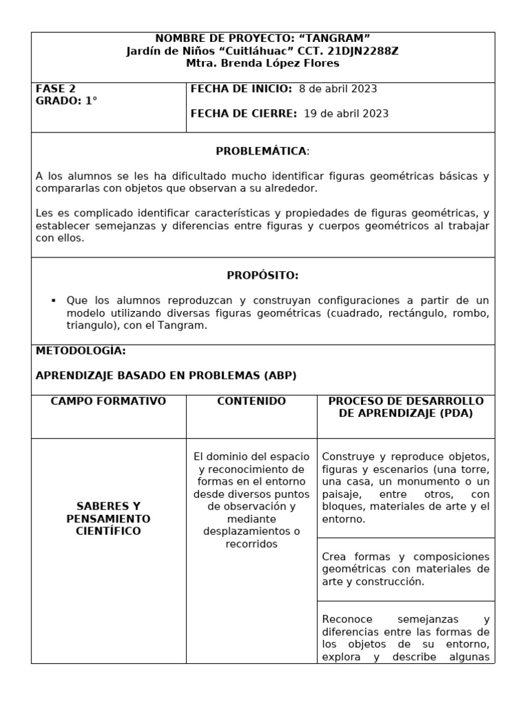 Abril (Color) | PDF | Educación de la primera infancia