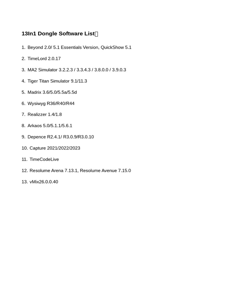 All Software Installation Manual | PDF