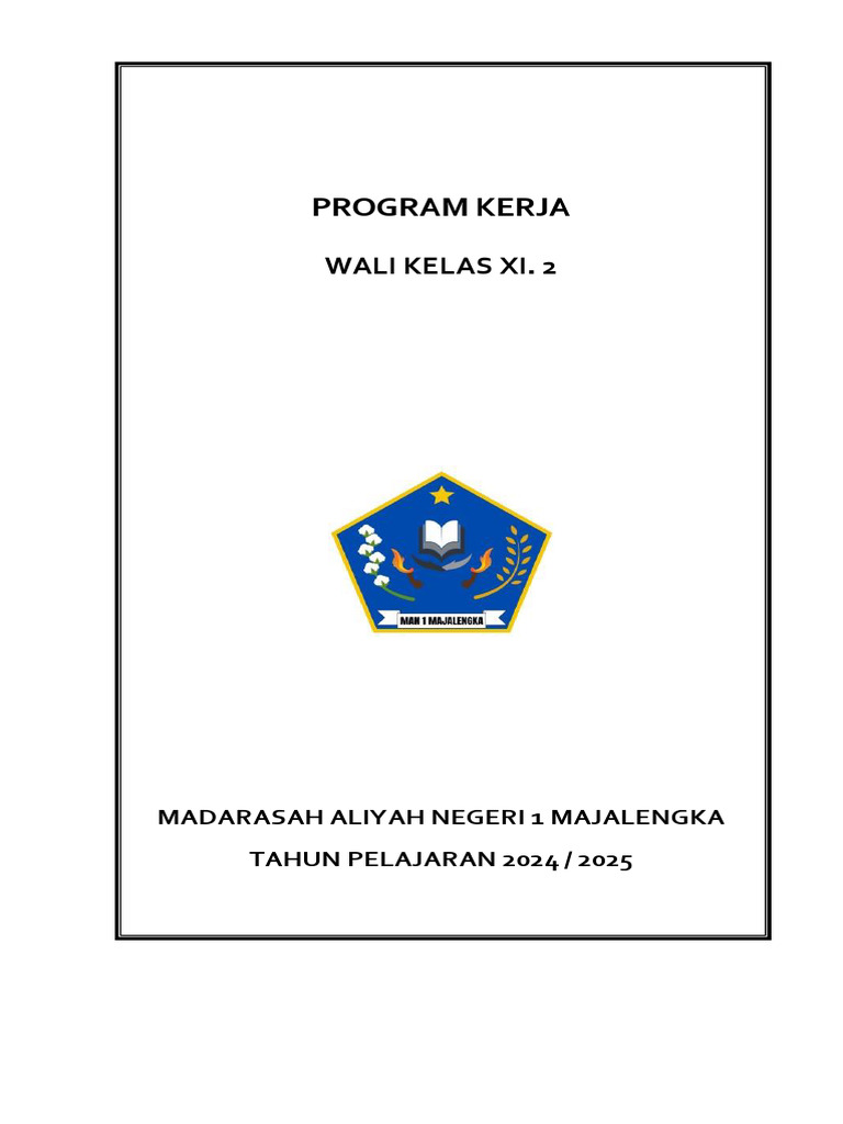 PROG. WAKEL XI .2 MAN 2024 - 2025-Halaman | PDF