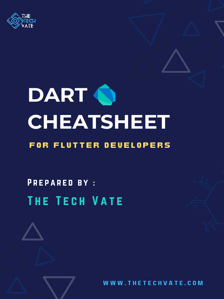 Dart Cheat Sheet | PDF