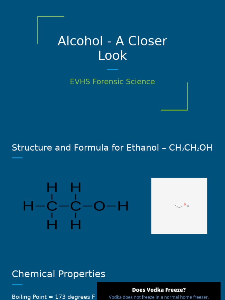 Alcohol - A Closer Look | PDF