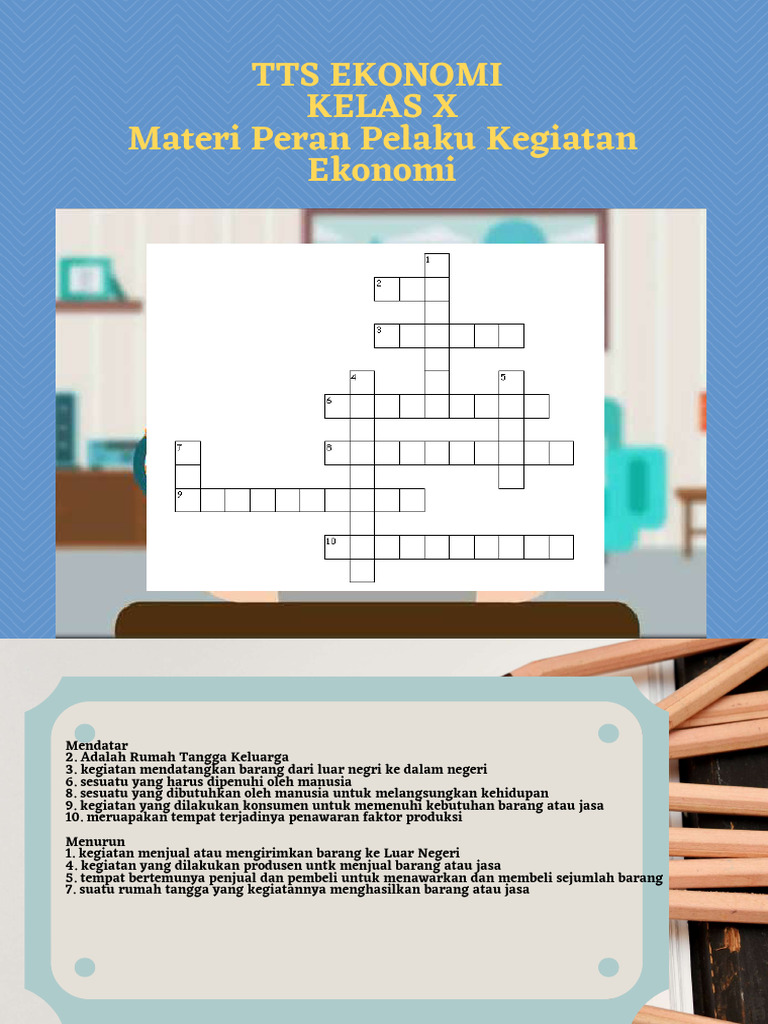 TTS EKONOMI KELAS X Materi Peran Pelaku Kegiatan Ekonomi 1 - Compressed | PDF
