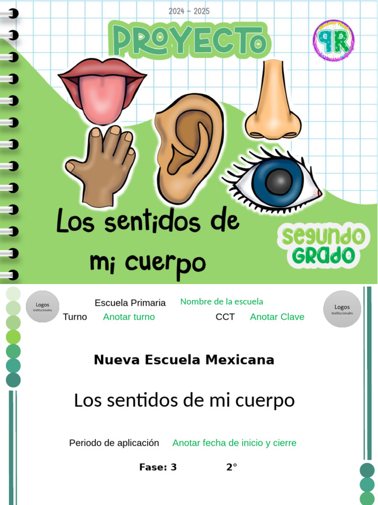 2° Propuesta. Los Sentidos de Mi Cuerpo | PDF