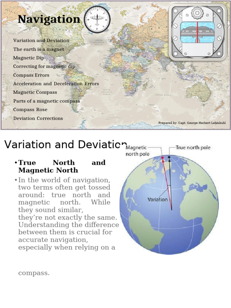 Magnetic Compass Navigation | PDF