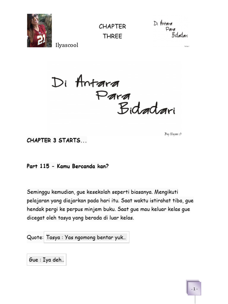 Diantara para Bidadari Chapter 3 | PDF
