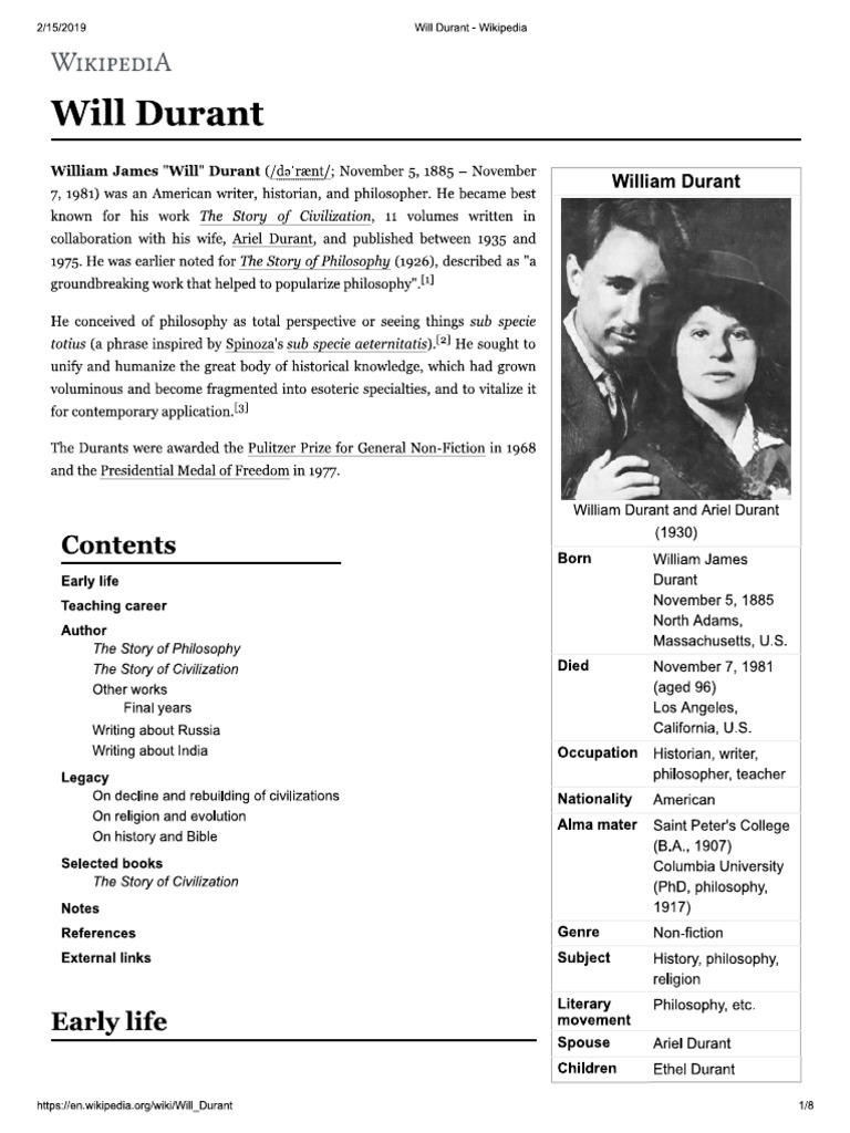 Will Durant | PDF