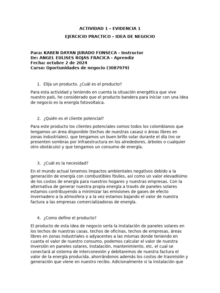 ACTIVIDAD 1_EVIDENCIA 1 | PDF