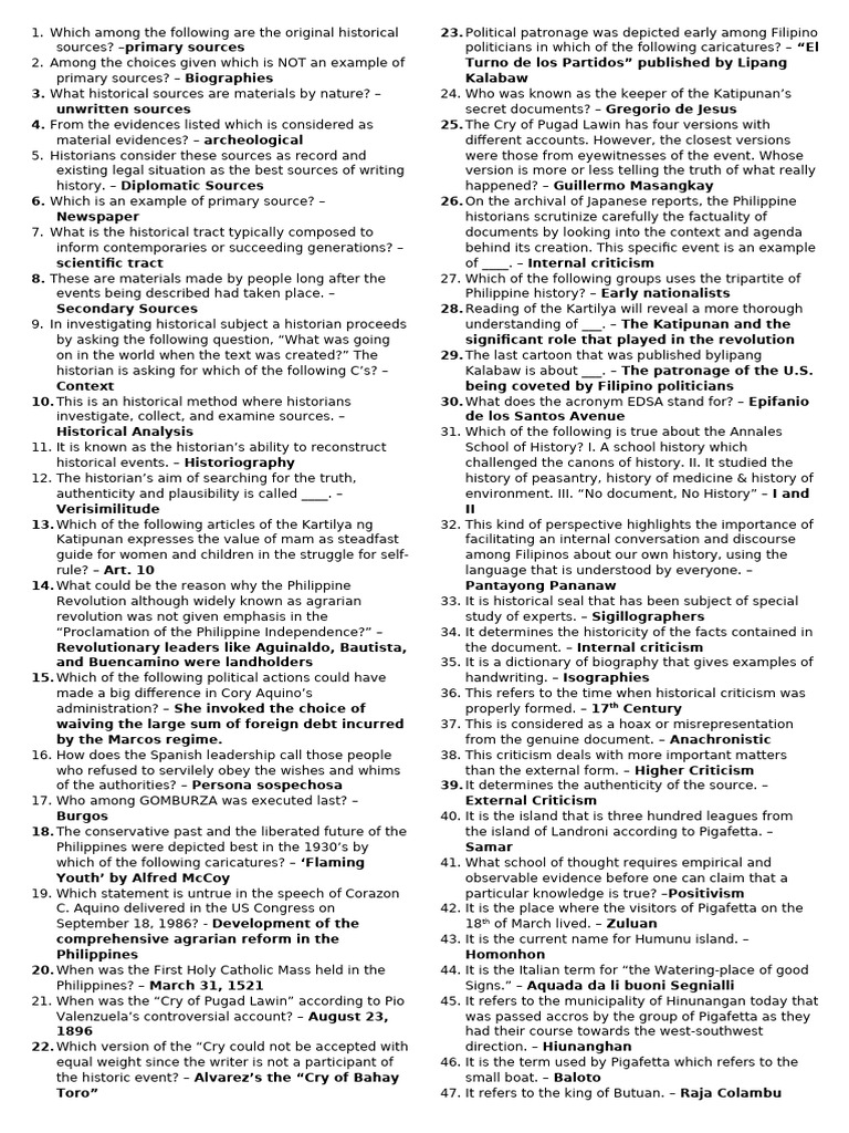 RPH-Midterm-Exam-Reviewer | PDF