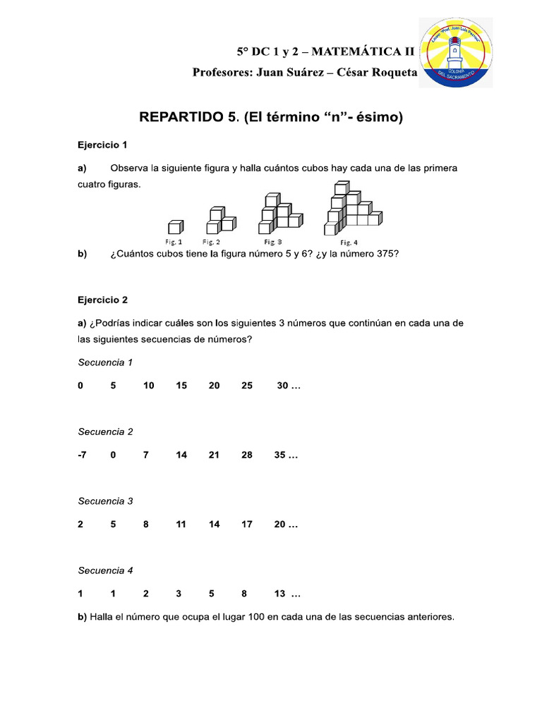 Repartido 5 (Término N-Ésimo) | PDF
