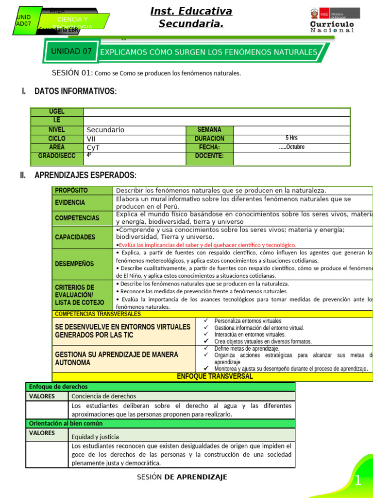 A-2º Ses Act 1-Cyt-Und 7 | PDF