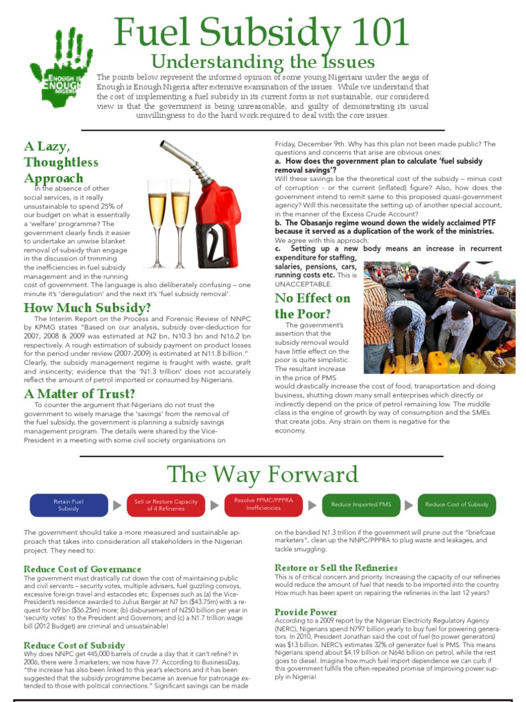 Fuel SubsidyAD | PDF | Subsidy | Nigeria