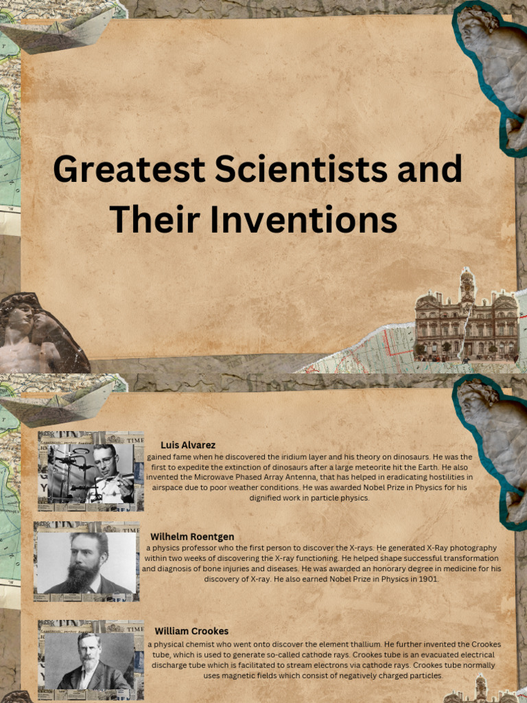Top Scientists and Their Inventions | PDF | Physics | Temperature