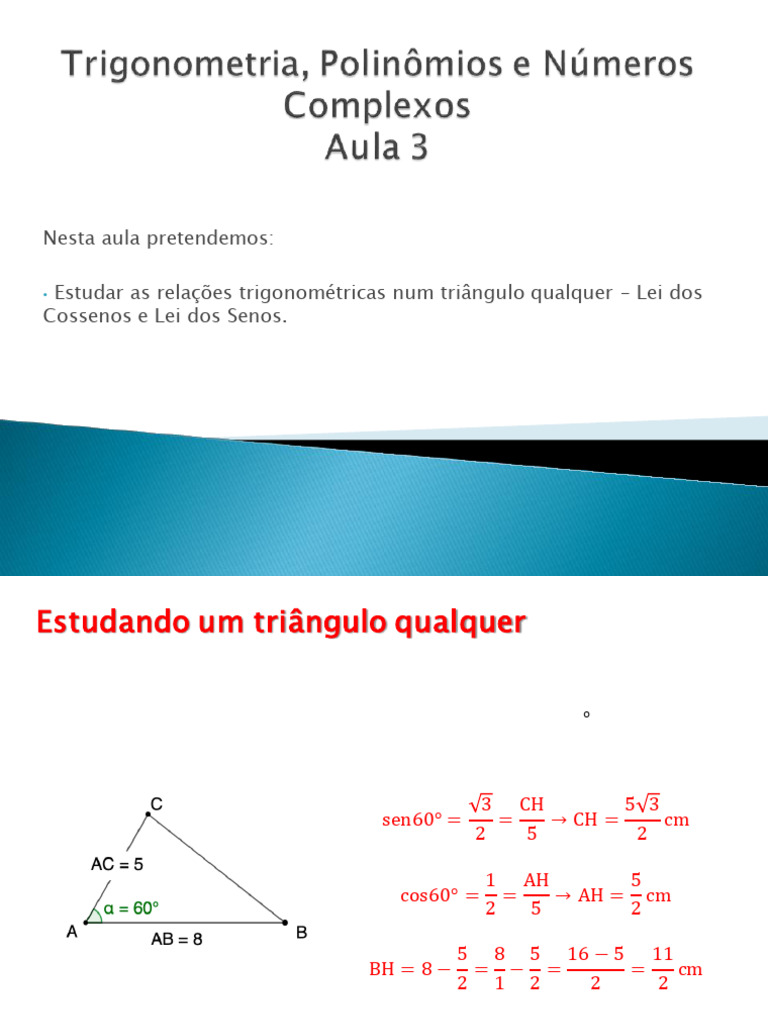 Trig - Comp - Pol - Aula 3 | PDF