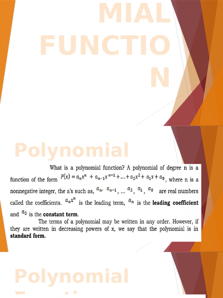 Behavior of Graphs of Polynomial Functions | PDF