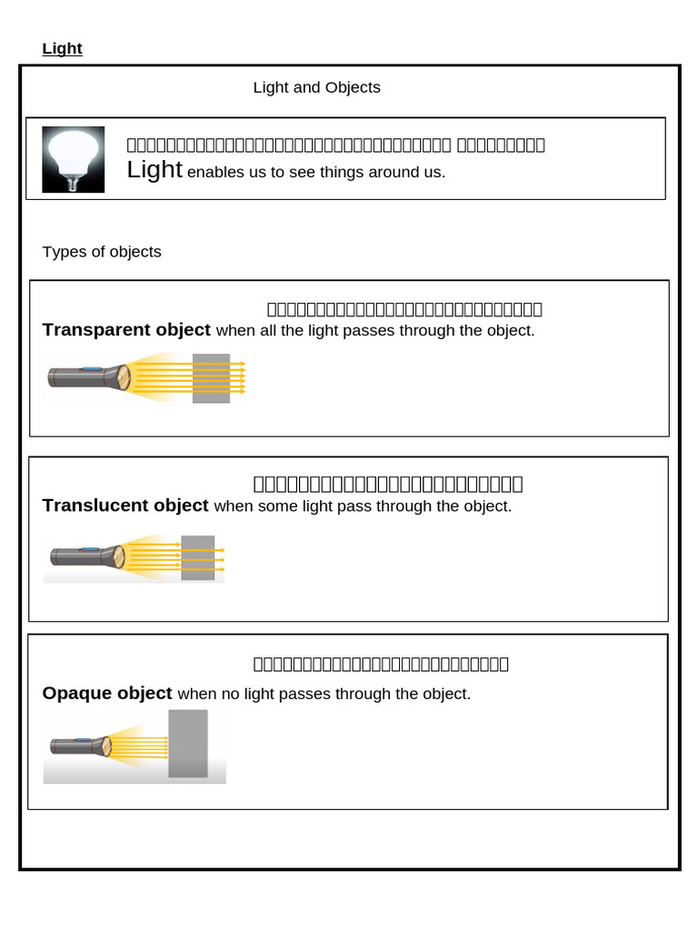 Light and Shadow | PDF