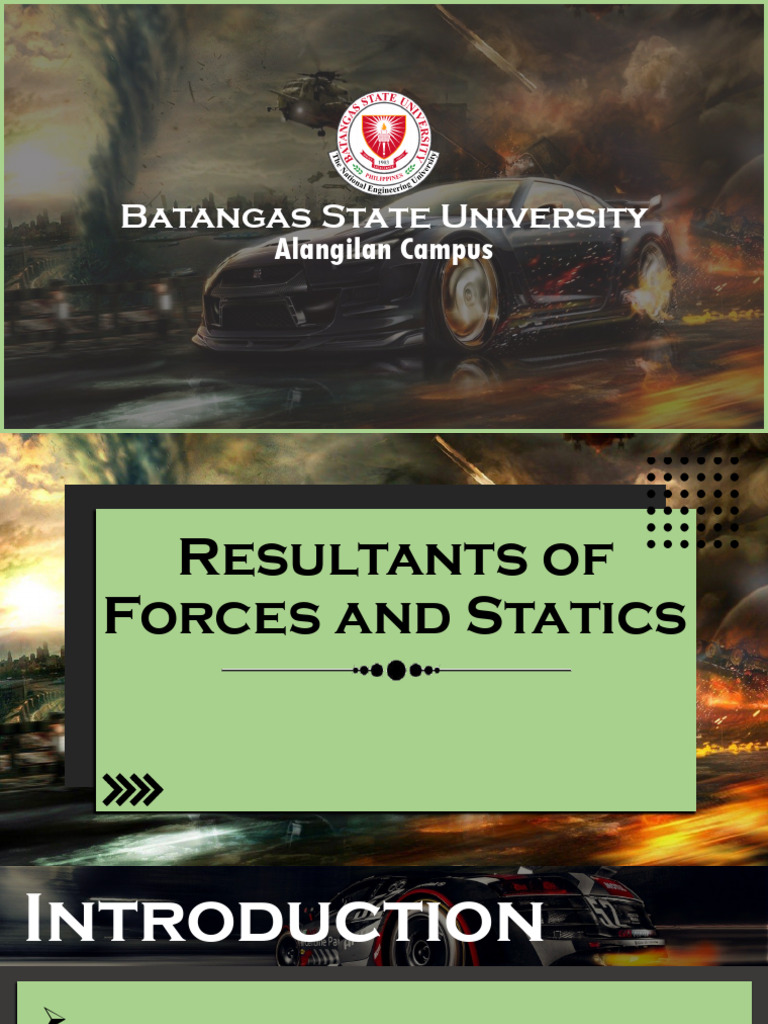 FOP CH.3 Resultants of Forces and Statics | PDF