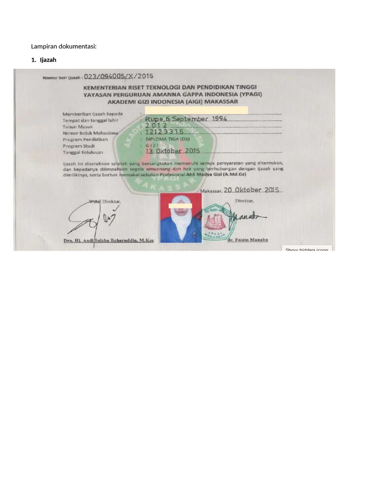 Lampiran Dokumentasi | PDF