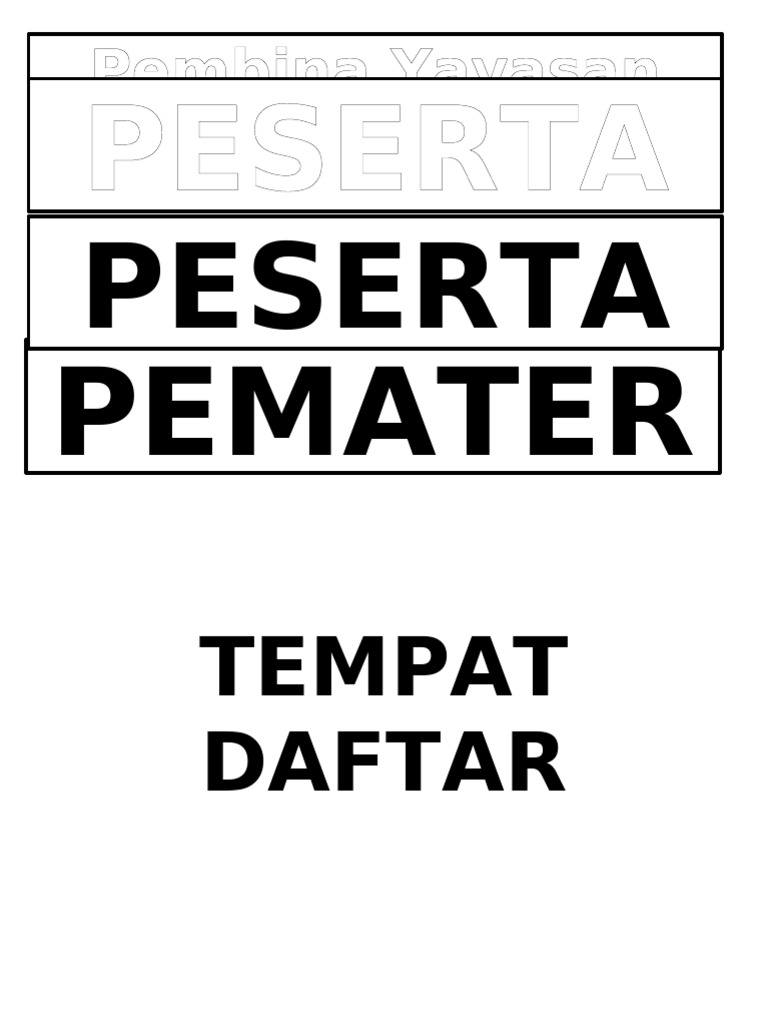 Seting Tulisan Meja | PDF