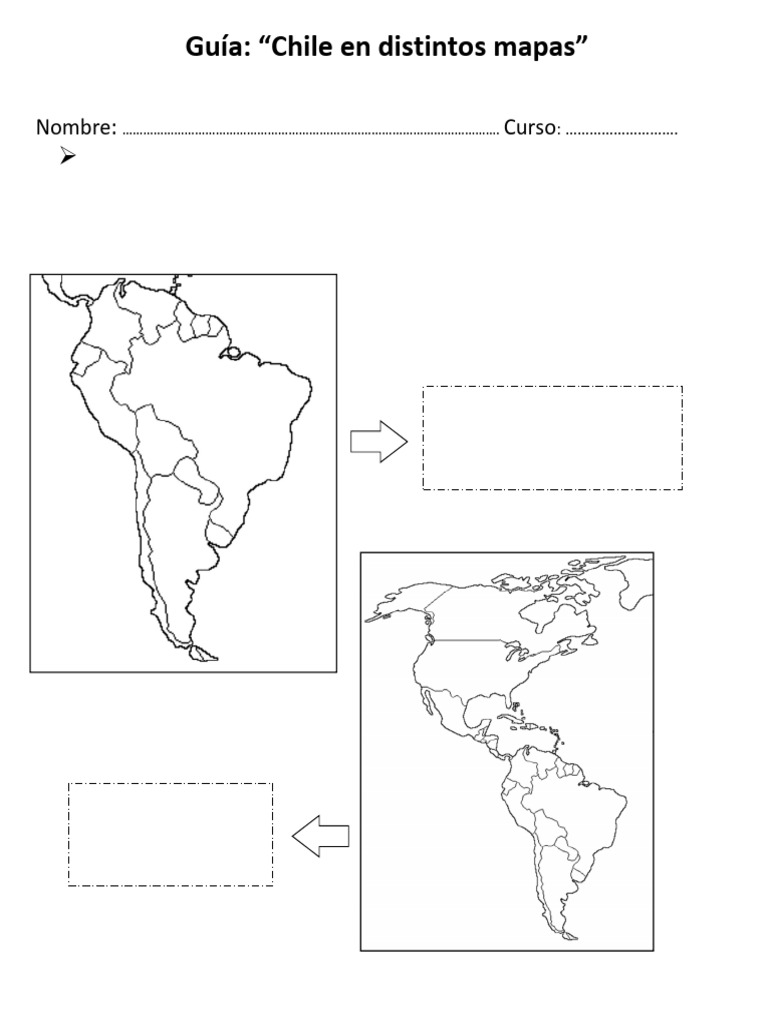 Chile en Distintos Mapas | PDF