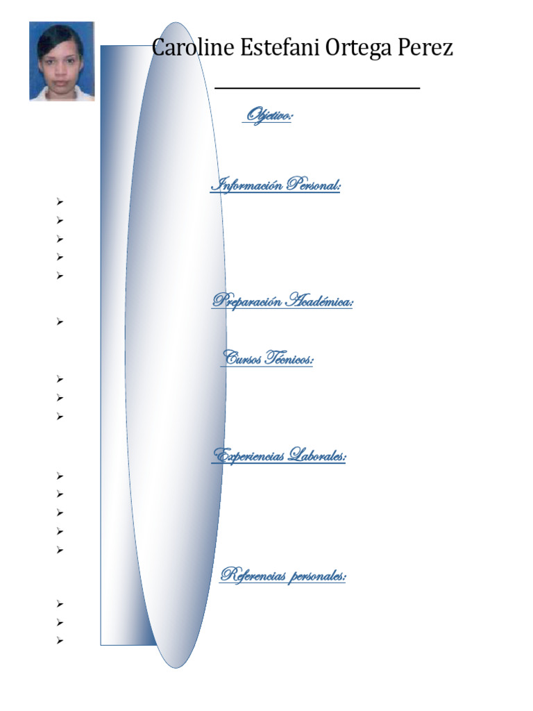 CV Caroline Ortega Actualizado | PDF