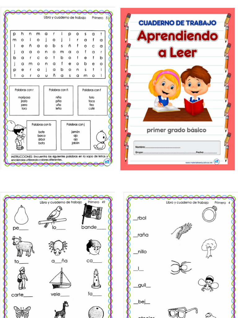 Libro Aprender A Leer 1 Lado A | PDF