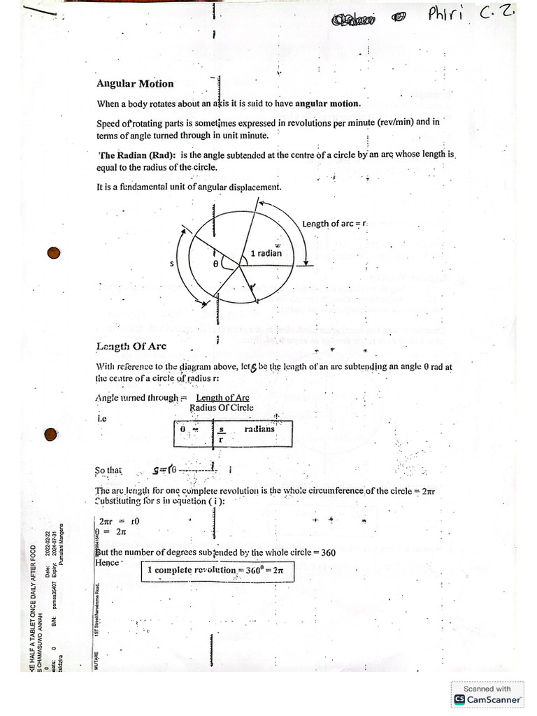 Circular Motion | PDF
