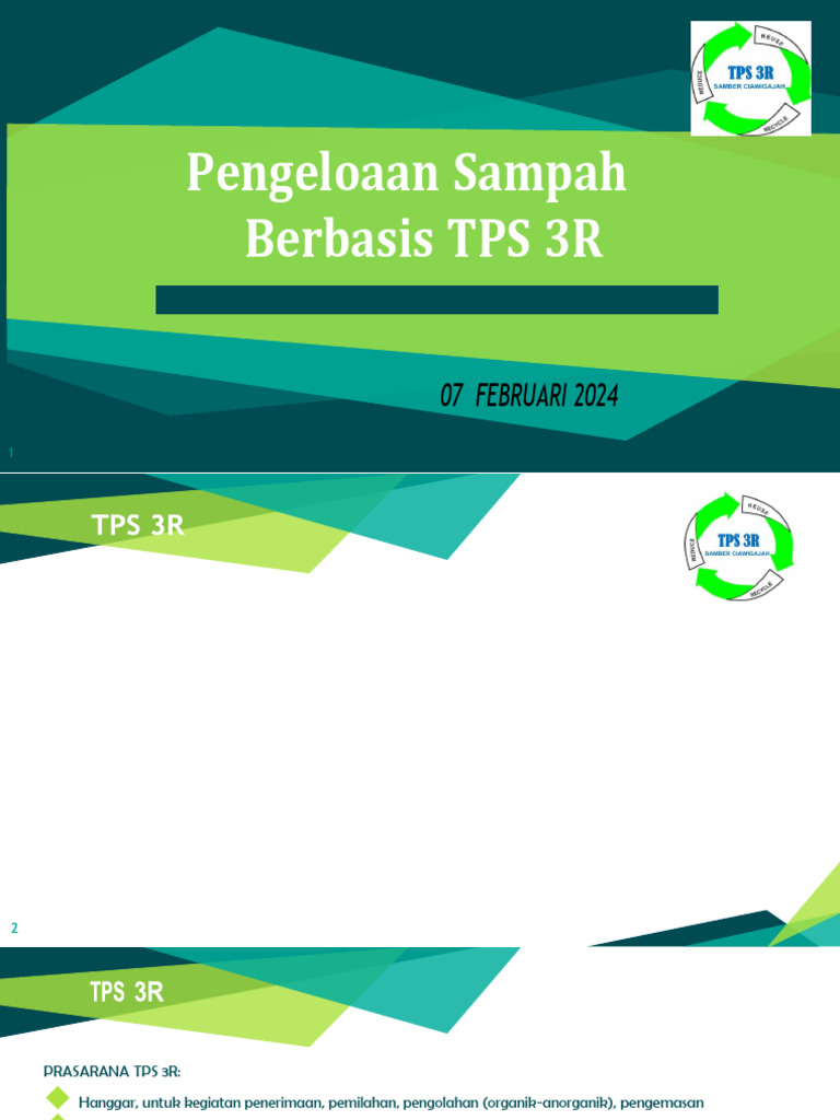 Pengelolaan Sampah Berbasis TPS 3R Samber Ciawigajah 1 | PDF ...