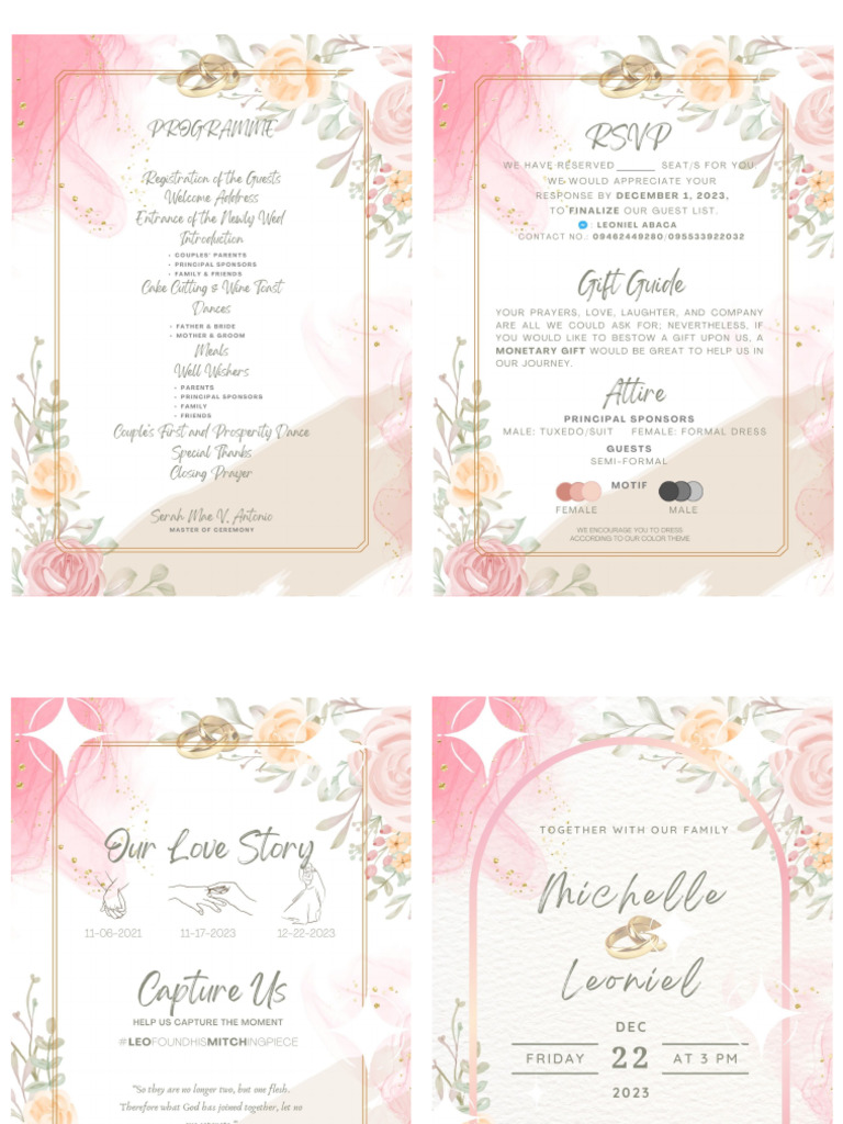 Wedding Template | PDF