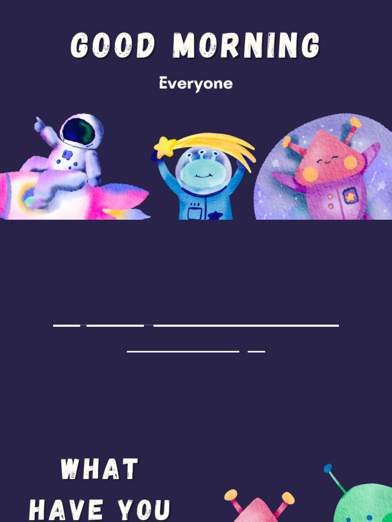 Space Theme Scavenger Hunt Activity Presentation | PDF