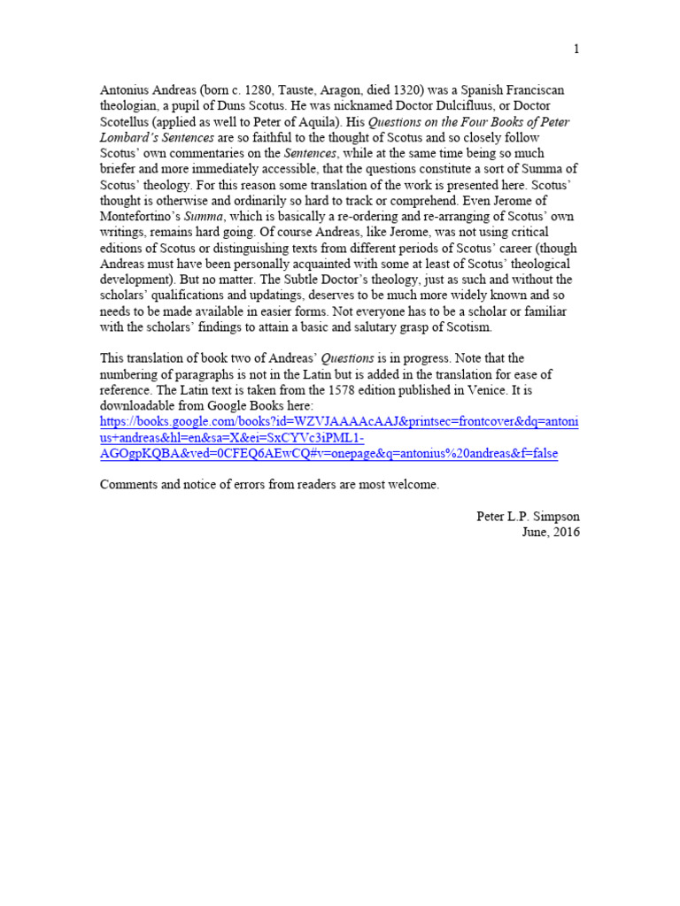 Antonius Andreas Format 2 | PDF