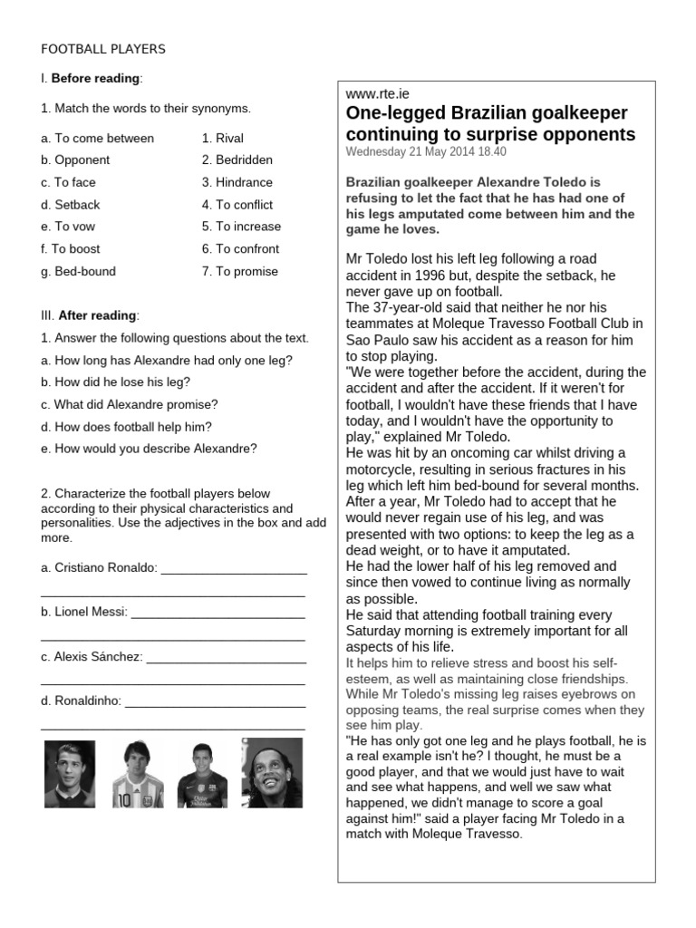 Football Players | PDF