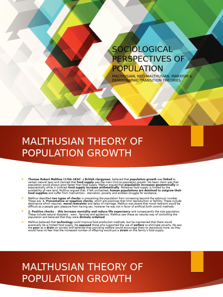 Population Theories | PDF