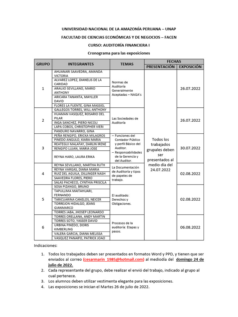 Trabajo Grupal 2 Exposición 1 | PDF
