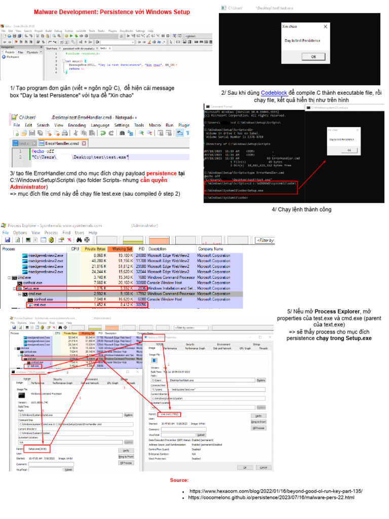 Windows Execution payload with Setup-1 | PDF
