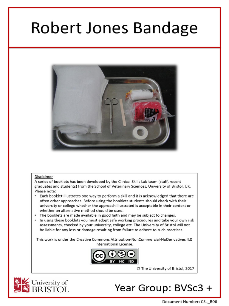 Robert Jones Bandage | PDF