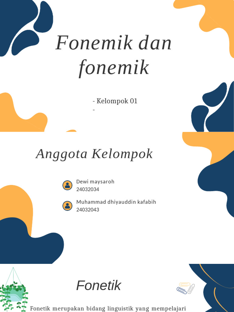Fontik dan fonemik | PDF