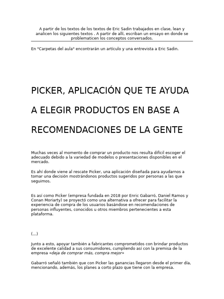 Sadin | PDF