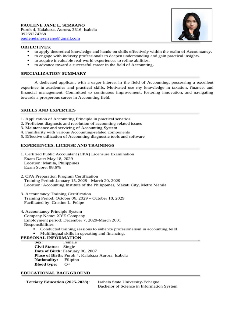 Resume and Application Letter For Job Application Peta 321 | PDF | Résumé | Career & Growth